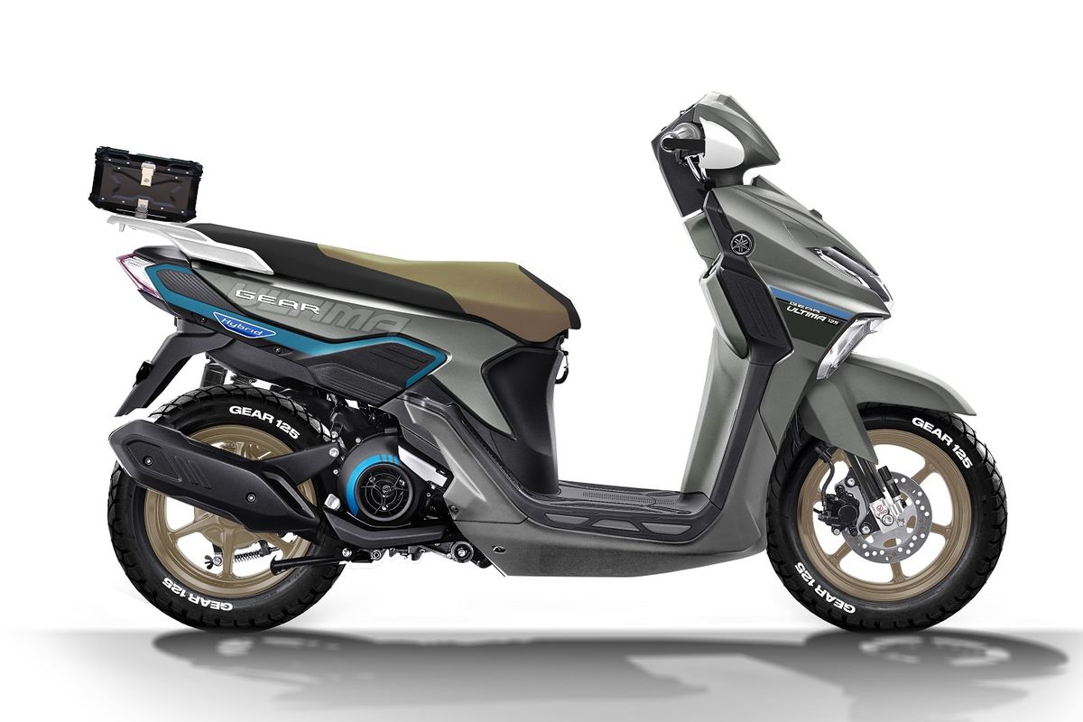 Modifikasi Yamaha Gear Ultima buat Touring Tipis-tipis