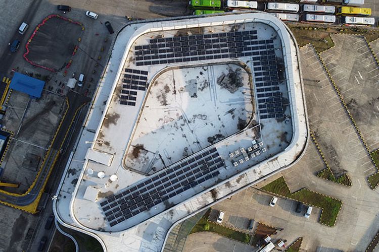 Punya Solar Panel, Terminal Eksekutif Merak dan Bakauheni Kini Hemat Listrik