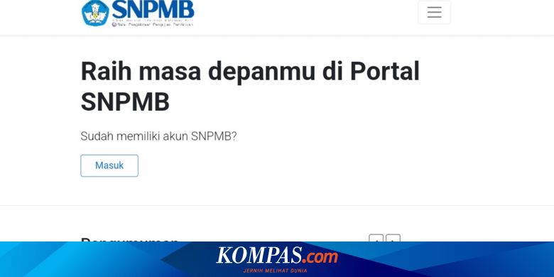 Link Registrasi Akun SNPMB 2025 buat Sekolah, Klik portal-snpmb.bppp.kemdikbud.go.id