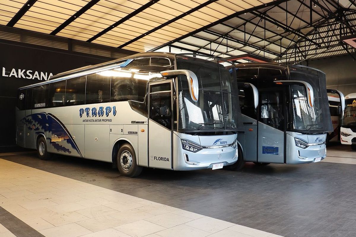 PO Rapi Rilis Bus Baru Pakai Tameng Pelindung