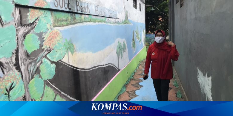 Pesan soal Protokol Kesehatan Lewat Warna-warni Mural di Lenteng Agung