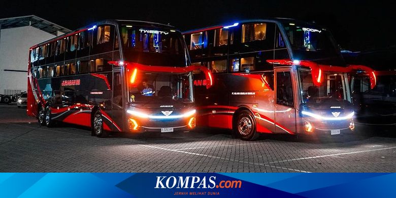 PO Juragan 99 Trans Rilis Dua Sleeper Bus Double Decker