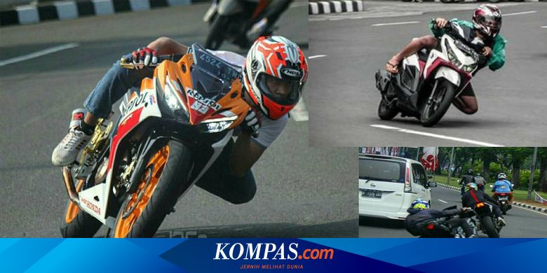 Ingat Lagi, Jangan Banyak Gaya Cornering Motor di Jalan Raya