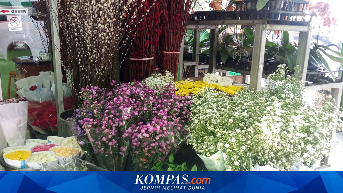 Hari Raya Imlek, Ini Bunga yang Paling Dicari di Pasar Rawa Belong