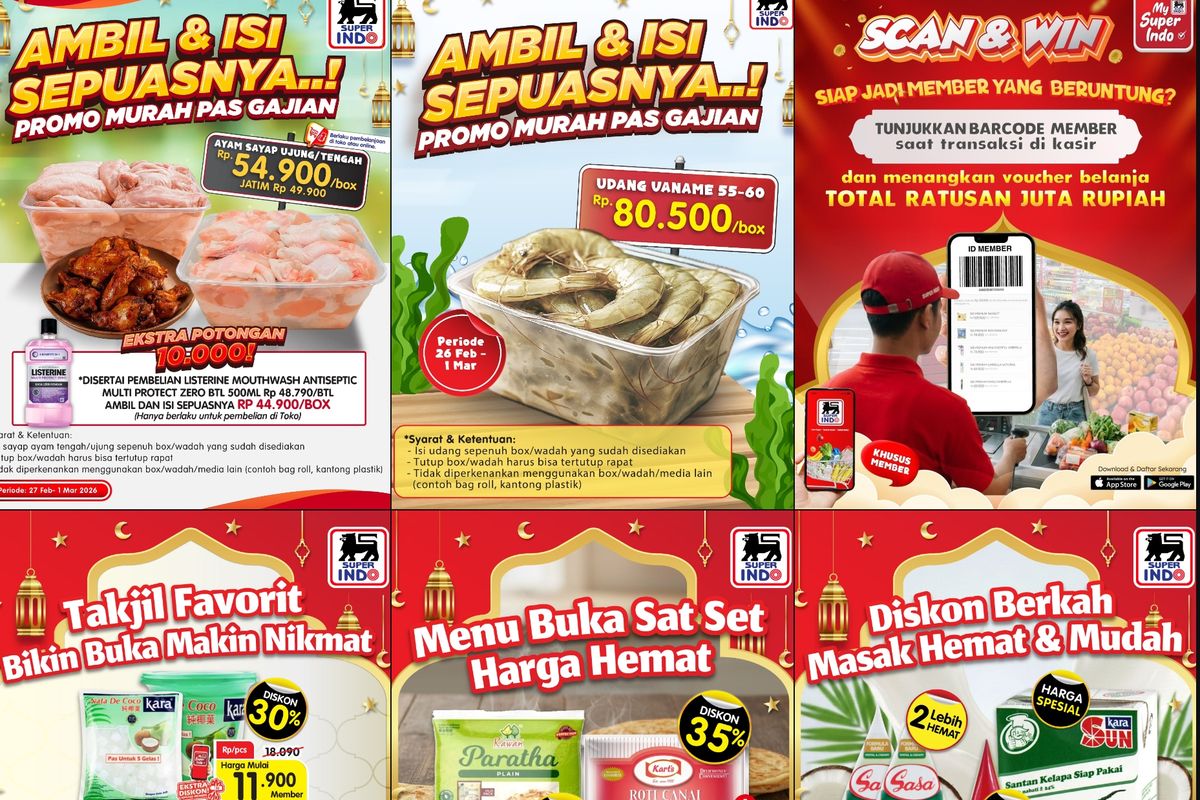 Promo Superindo Hari Ini 2 Maret 2026, Biskuit Ramadhan Rp 30.000-an ...