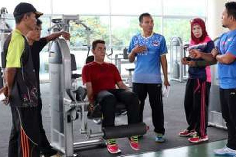 Pelatih Fisik Pelatnas Berbagi Ilmu