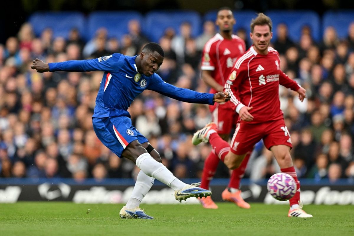 HT Skor Chelsea Vs Liverpool 1-0, Moises Caicedo Cetak Gol Indah