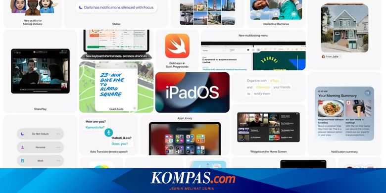 Apple Perkenalkan iPadOS 15, Bawa Fitur dari iOS 14