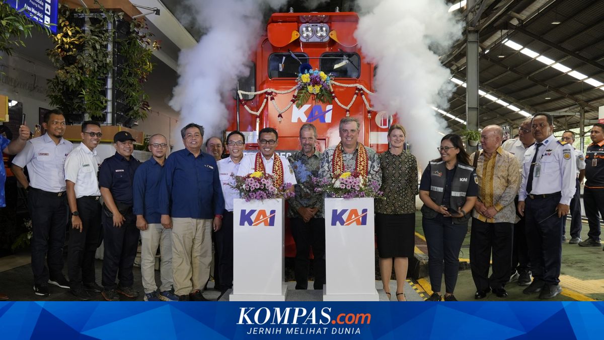 Lokomotif Baru CC 205 dari Amerika Resmi Beroperasi di Lampung