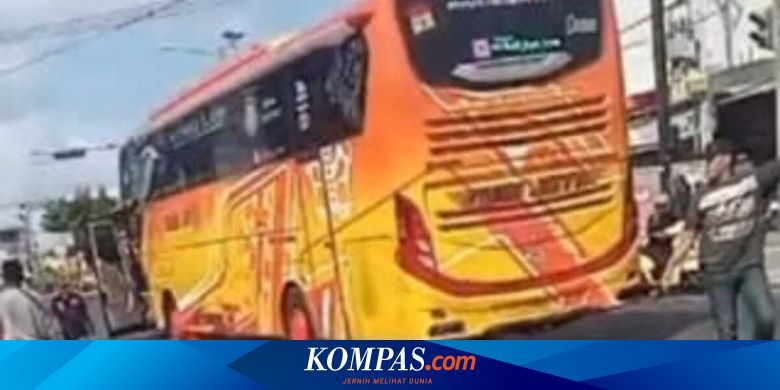 Seorang Lansia di Mataram yang Menyeberang Tewas Terlindas Bus Pariwisata dari Arah Senggigi