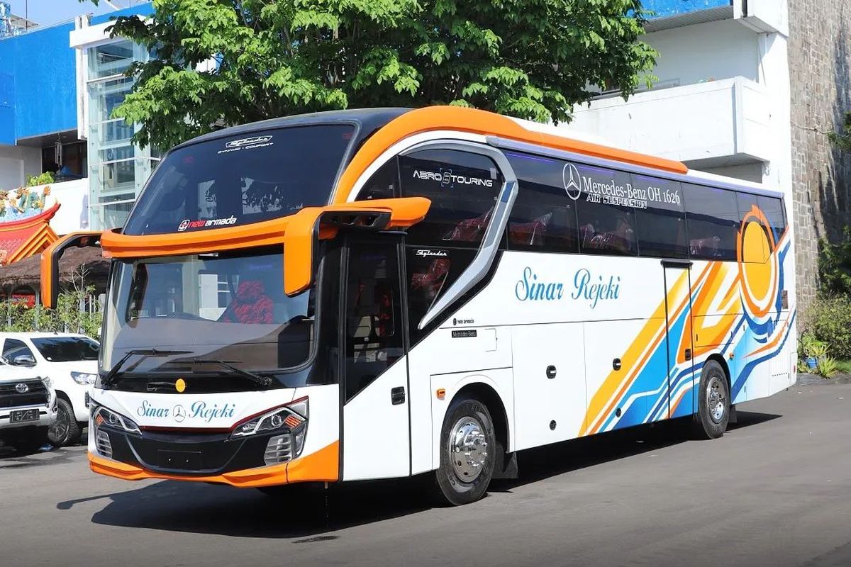 PO Sinar Rejeki Rilis Bus Baru dengan Bodi Skylander R22 Aero 8 Touring