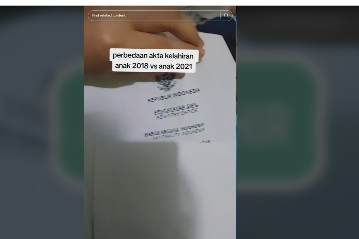 Akta Kelahiran Model Baru Disebut seperti Fotokopi, Ini Kata Dukcapil