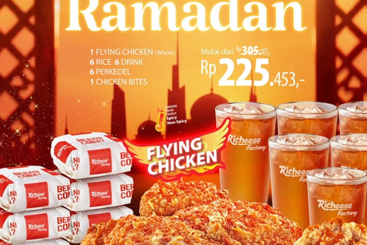 Menu Combo Ramadhan Richeese Hari Ini, Paket Lengkap Bebas Pilih Minum ...