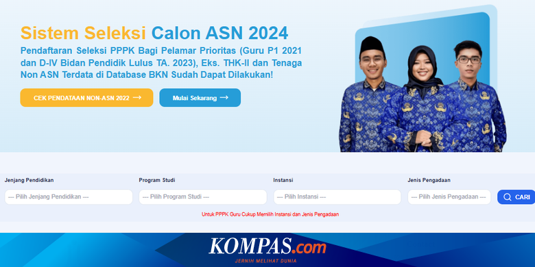 40 Link Instansi yang Sudah Mengumumkan Hasil Seleksi Administrasi PPPK 2024