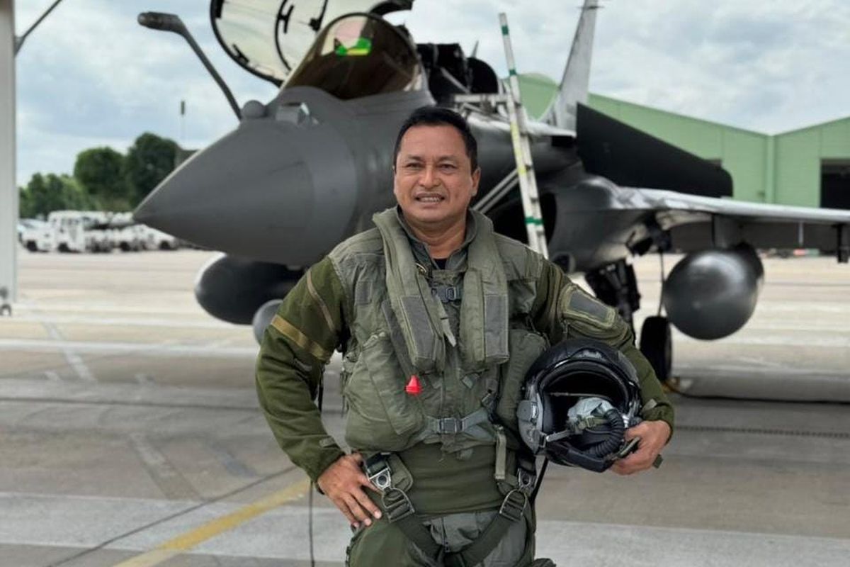 KSAU Marsekal Tonny Uji Jet Tempur Rafale yang Akan Perkuat TNI AU