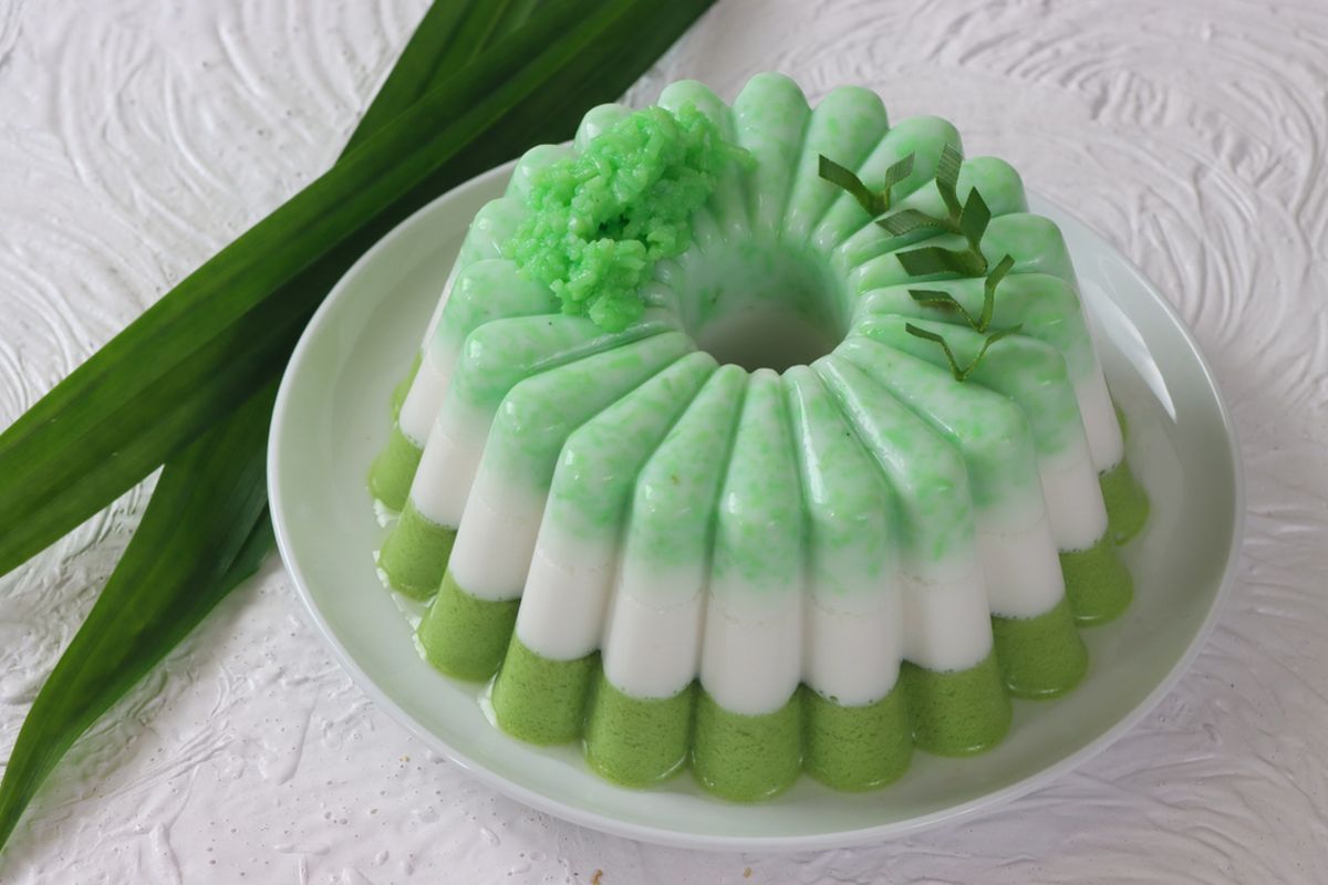 Resep Puding Tape Hijau, Kreasi Dessert Jadul