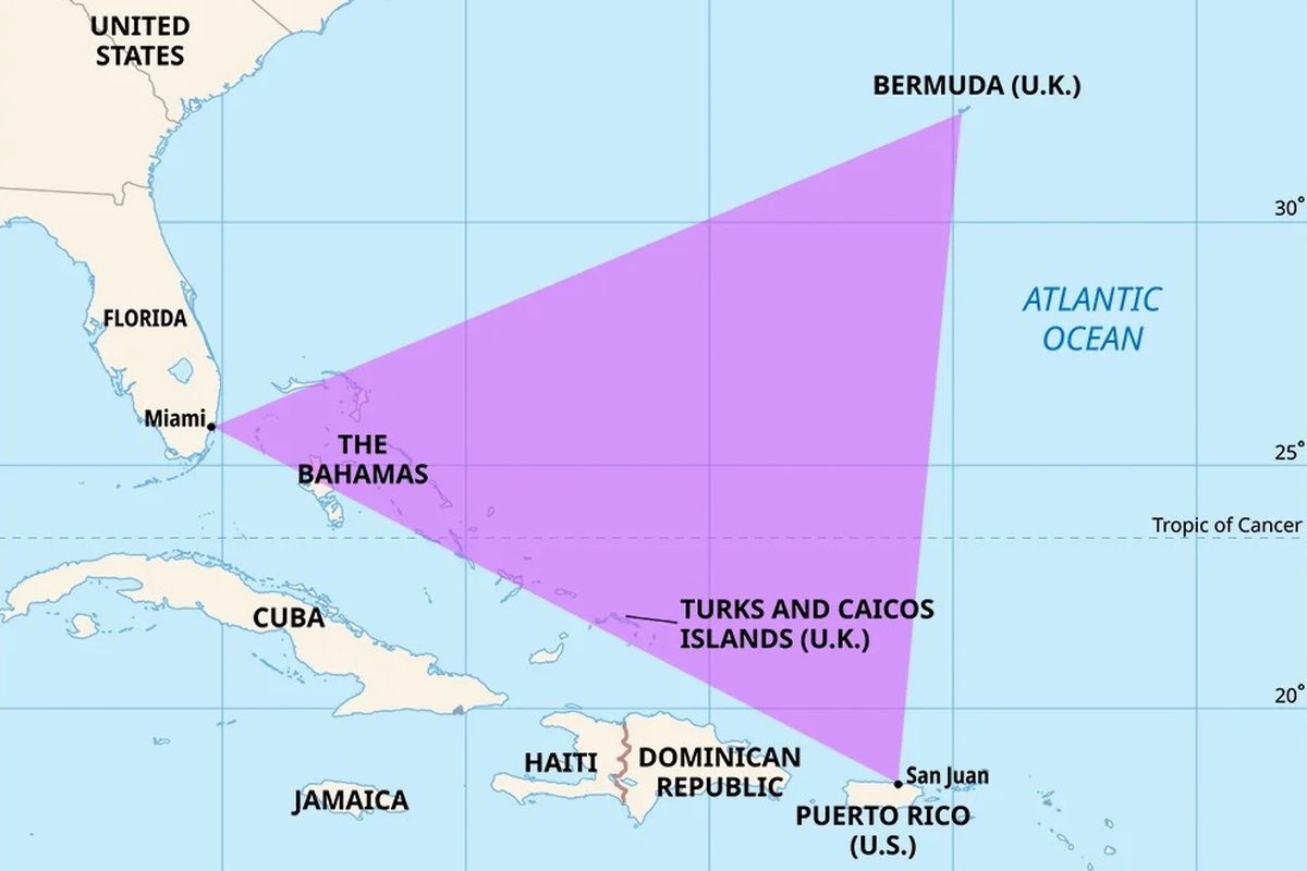 Jadi Tempat Paling Misterius di Bumi, di Mana Lokasi Segitiga Bermuda?