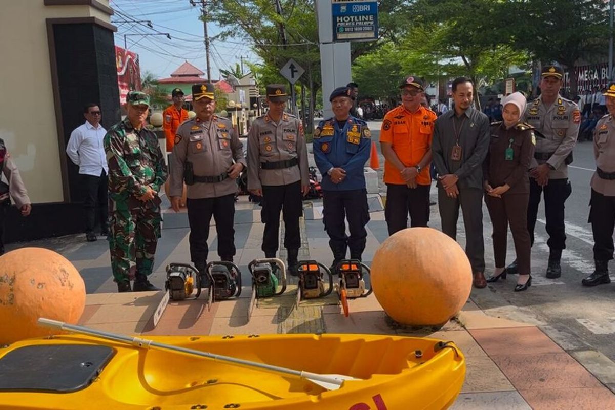 Masuk Musim Hujan, Polres dan BPBD Palopo Siagakan Personel Hadapi Ancaman Bencana