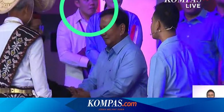 Mayor Teddy Dampingi Prabowo di Debat Cawapres, Kenakan Kemeja Putih