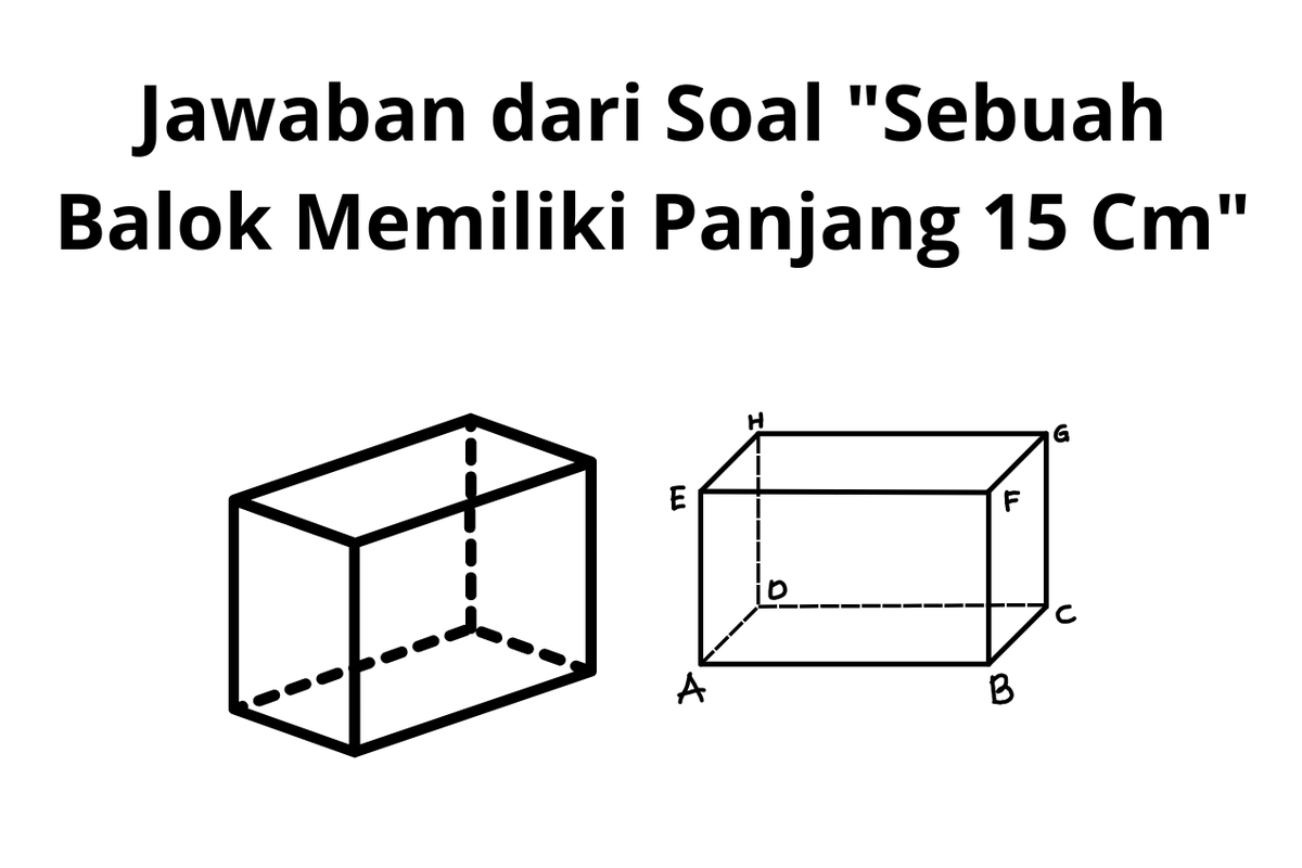 Jawaban dari Soal "Sebuah Balok Memiliki Panjang 15 Cm"