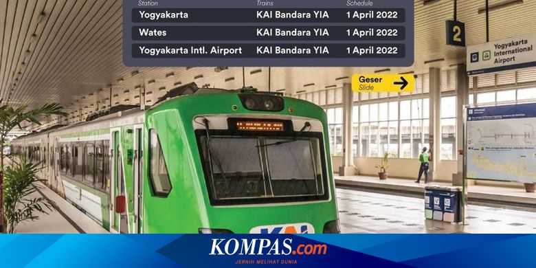 Catat, Jadwal Kereta Bandara Yogyakarta Saat Libur Akhir Tahun