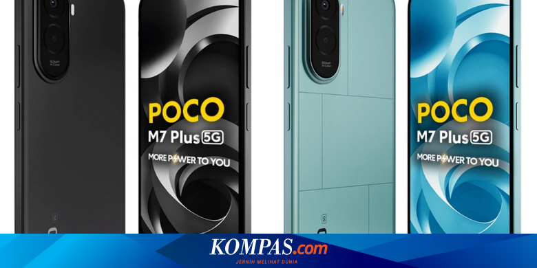 Poco M7 4G dan M7 Plus 5G Resmi, HP Kembar dengan Baterai 7000 mAh