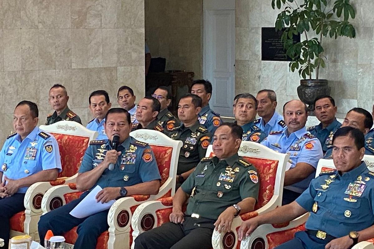 Panglima Yudo Rotasi Sejumlah Jabatan Strategis TNI AU: Pangkoopsudnas sampai Irjenau