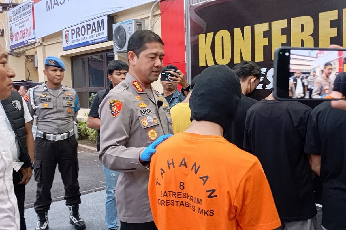Polisi Tangkap Ketua Geng Motor yang Lukai 2 Remaja di Makassar ...