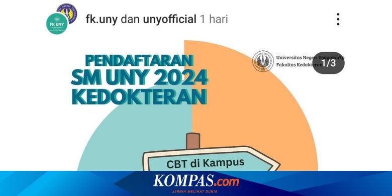 UNY Buka S1 Jurusan Kedokteran Baru, Daftar lewat 2 Jalur Mandiri 2024