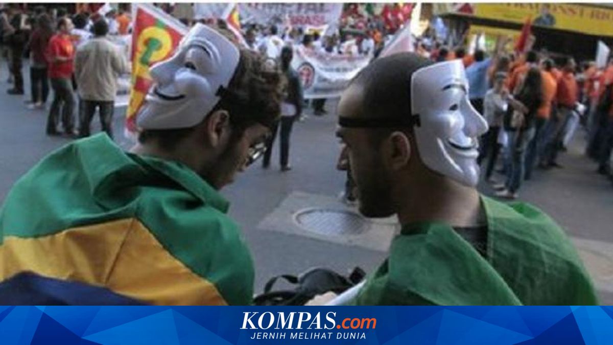 Topeng Dilarang Saat Misa Paus di Brasil