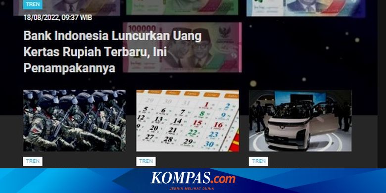 [POPULER TREN] Bank Indonesia Meluncurkan Uang Kertas Rupiah Terbaru