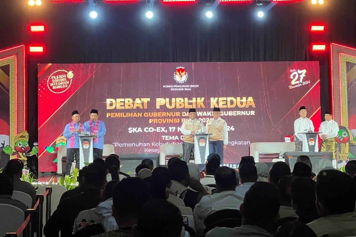 Debat Kedua Pilgub Riau: Abdul Wahid Tantang M Nasir Jelaskan Astacita ...