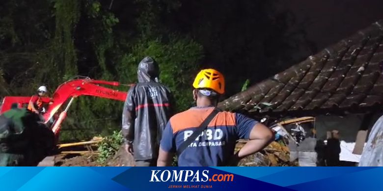 Longsor di Bangli Bali Timpa Rumah Warga, Suami Istri Tewas, 7 Orang Selamat