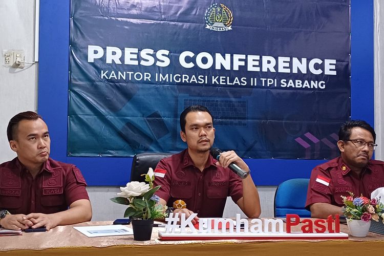 Imigrasi Sabang Tangkap WN Maladewa yang Menetap Ilegal di Indonesia sejak 1990