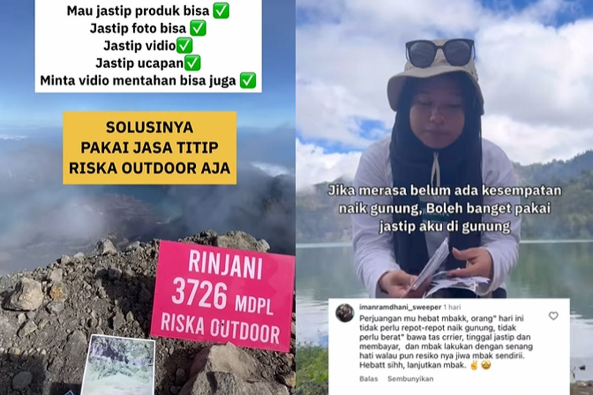 Cerita Riska, Buka Jastip Naik Gunung, Pelanggan Bisa Titip Foto hingga ...