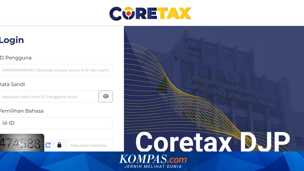 DJP Sediakan Coretax Form untuk Lapor SPT Tahunan Nihil, Wajib Pajak ...