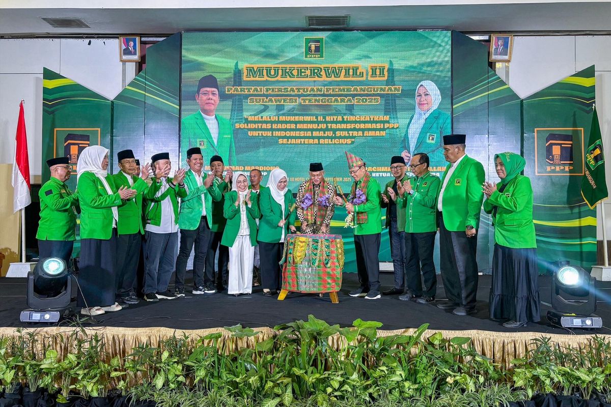 Jelang Muktamar X, DPW PPP Sultra Dukung Mardiono Jadi Ketum