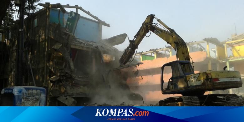 Pembongkaran Rusun Angke Tinggal Dua Menara