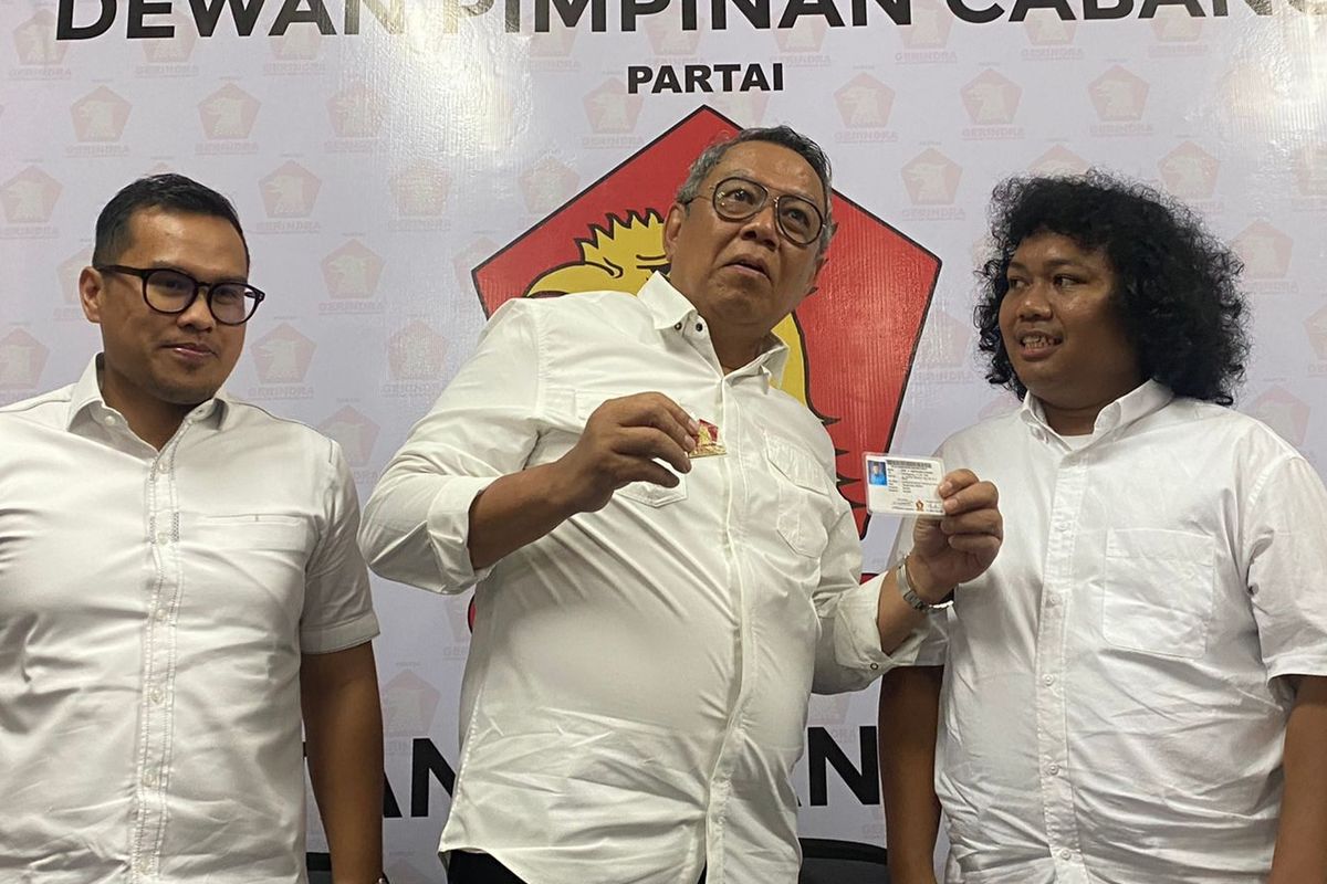 Diusung Gerindra pada Pilkada Tangsel, Benyamin-Pilar Dapat KTA dan Pin ...