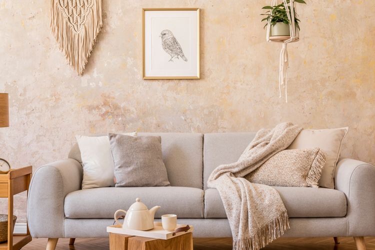 7 Ide Desain Ruang Tamu Warna Pastel yang Cantik dan Estetik