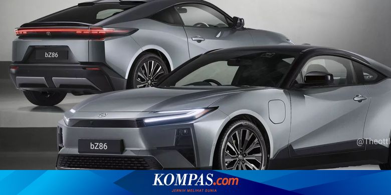 Modifikasi Digital Mobil Listrik Toyota bZ86