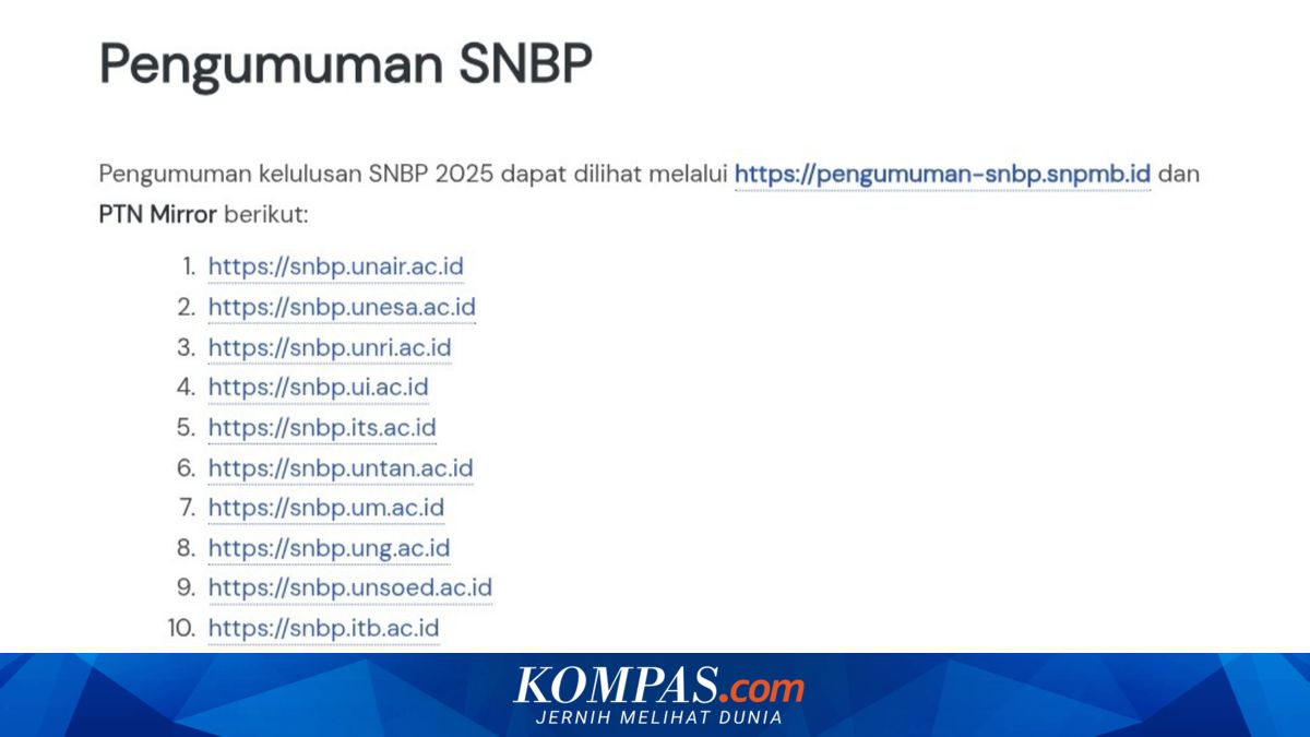 Nomor Pendaftaran SNBP 2026 yang Mana? Hasil Seleksi Bisa Dicek 31 Maret