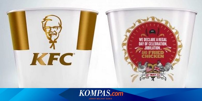 KFC Rilis Ember Ayam Goreng Bertema "Royal Wedding" Harry dan Meghan