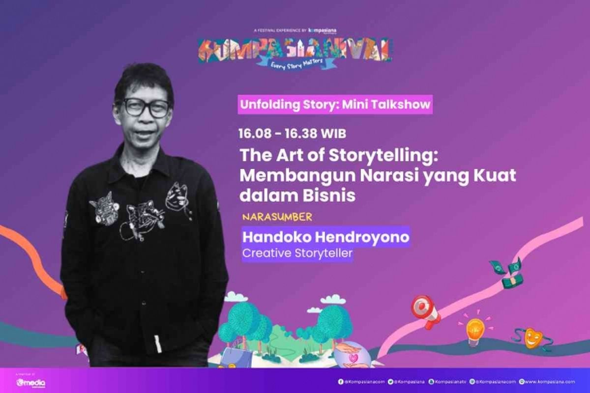 “Unfolding Story”, Membangun Cerita dalam Bisnis di Kompasianival 2024