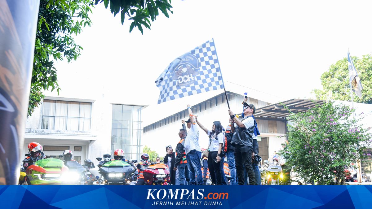 Konvoi Moge Terbesar, Komunitas Harley Jakarta Pecahkan Rekor MURI