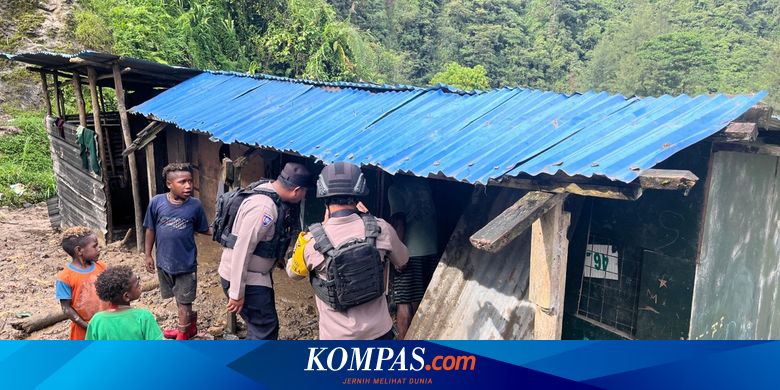 Longsor di Mimika, 9 Rumah Rusak, Satu Orang Luka