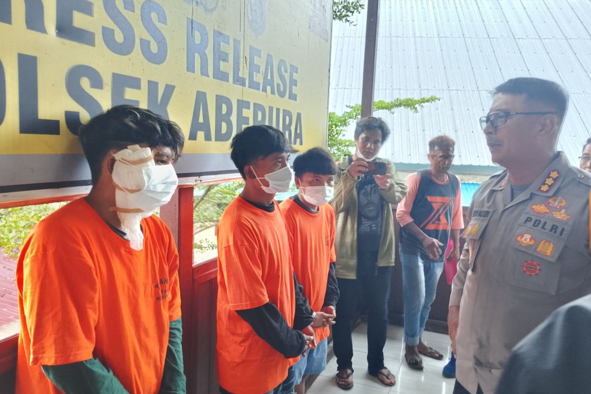 Tiga Pelaku Pengeroyokan di Hotel Bunga Youtefa Jayapura Positif Narkoba