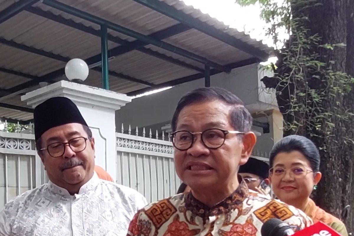 Pramono dan Rano Diskusi soal Banjir Saat Halalbihalal dengan Megawati