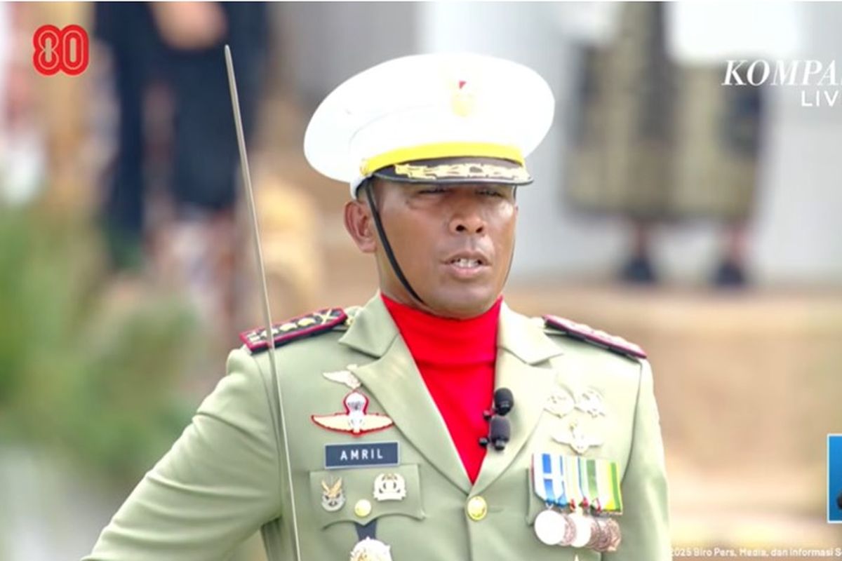 Profil Kolonel Amri Tehupelasury, Komandan Upacara HUT ke-80 RI