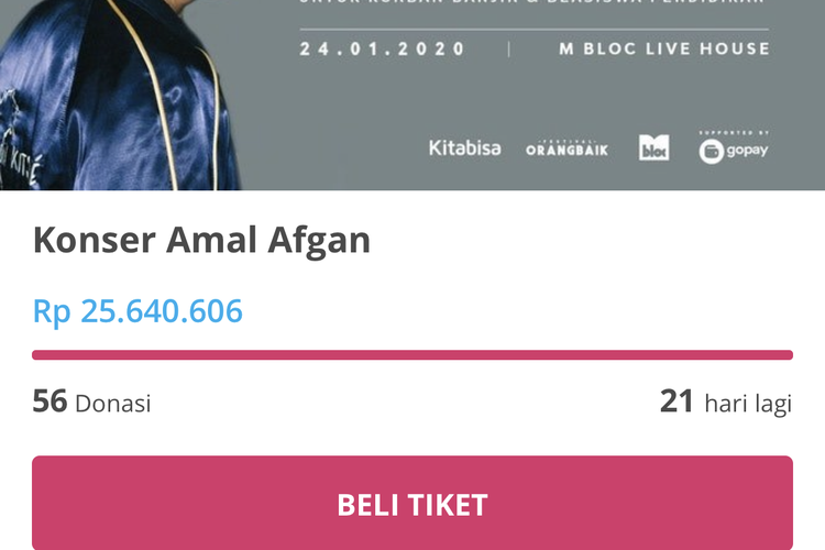 Gelar Konser, Afgan Donasikan Penjualan Tiket untuk Korban Banjir